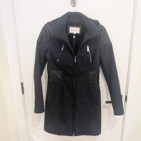 BCBGeneration | Jackets & Coats | Bcbg Generation Navy Black Longline ...